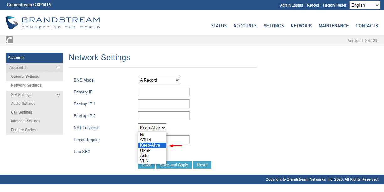 How to Configure SIP Account on a Grandstream IP Phone - Alpha PBX
