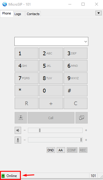 How to Set up PBX Service Extension Using MicroSIP on Windows OS - Alpha PBX